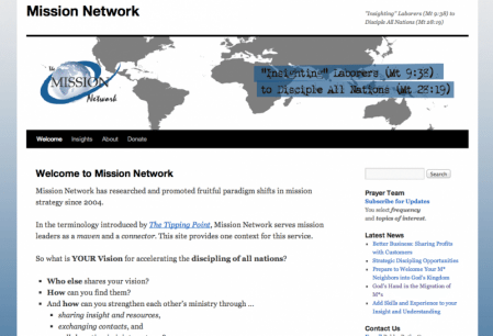 Home | MissionsPlace